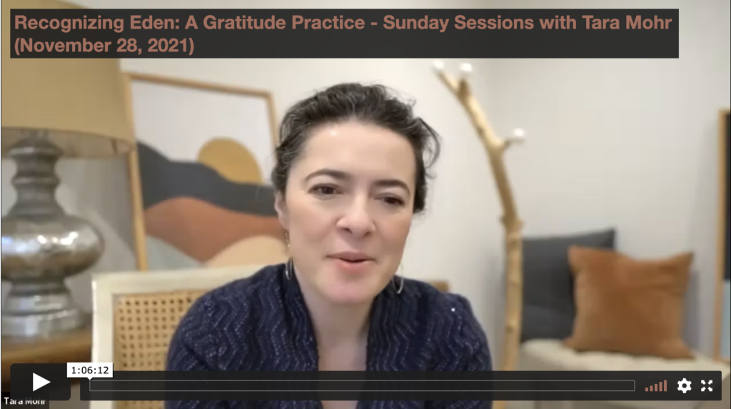 Online Group Personal Growth Coaching Sessions with Tara Mohr