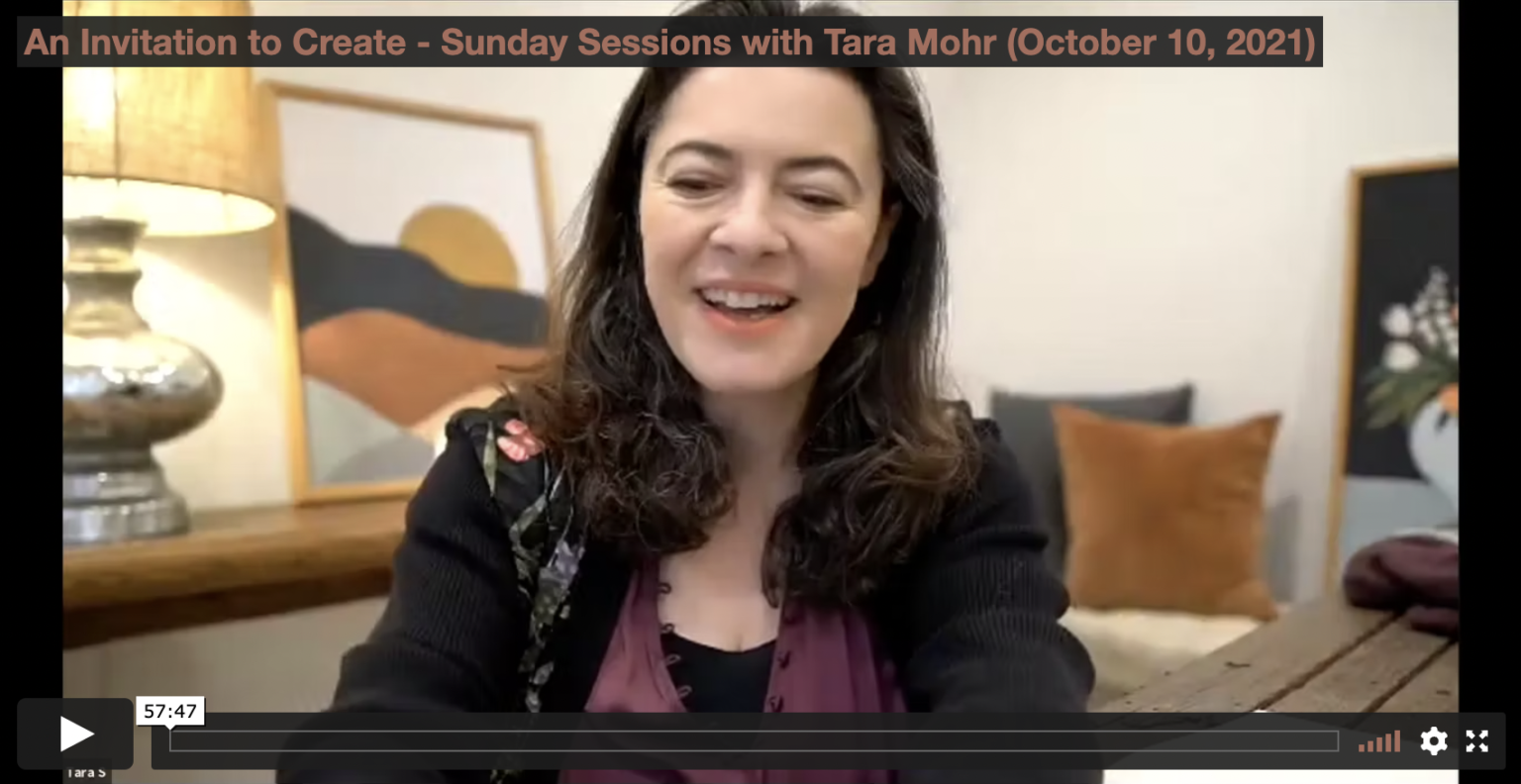Online Group Personal Growth Coaching Sessions with Tara Mohr